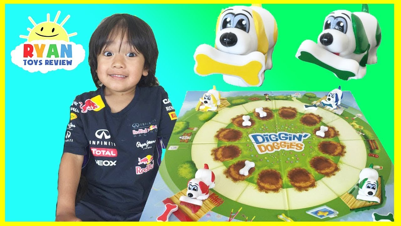 Diggin Doggies Family Fun Game For Kids With Egg Surprise Toy ...