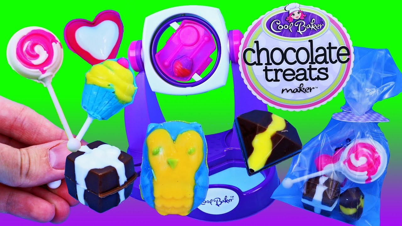 Chocolate Treats Maker DIY Toy Review And Lollipop Maker Tutorial Kids ...