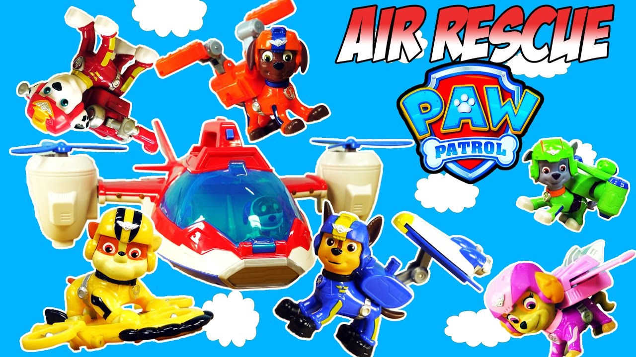 PAW PATROL TOY REVIEW Air Patroller Air Rescue Pups & KiDs Adventure ...