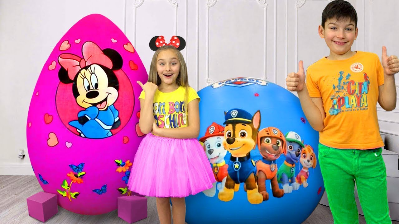 Sasha And New Giant Toy Eggs With Surprises On Christmas - UsParenting.com