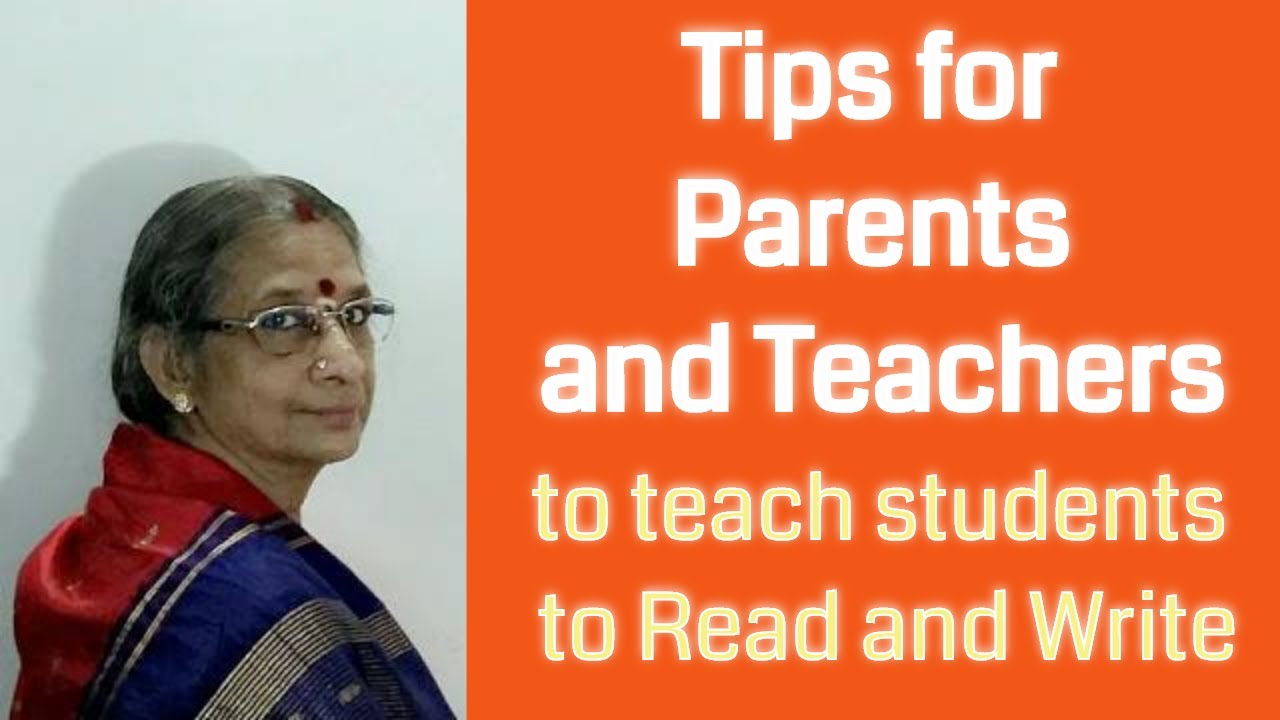 Guide For Parents And Elders To Teach Kids To Read And Write ...