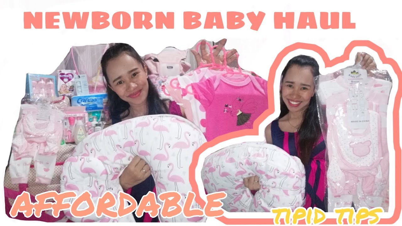 NEWBORN BABY GIRL HAUL! (Philippines) - TIPID TIPS Tagalog/Arlene ...