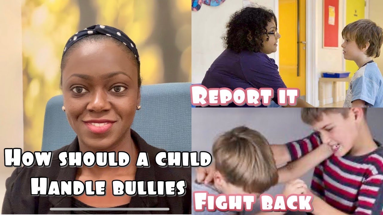 How Should A Child Handle Bullies - #parenting #parentingtips # ...