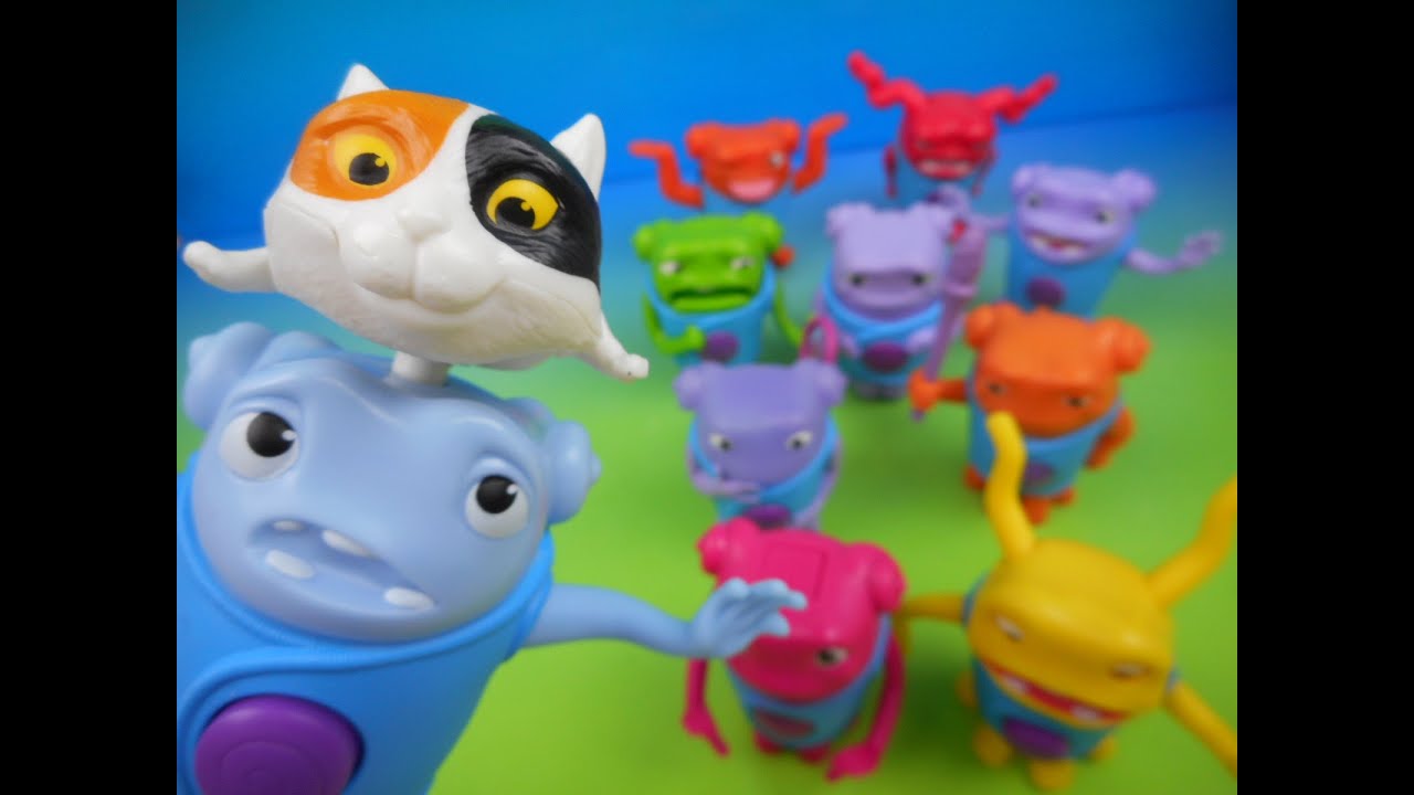 2015 "HOME" SET OF 10 McDONALD'S HAPPY MEAL KID'S MOVIE TOY'S VIDEO ...