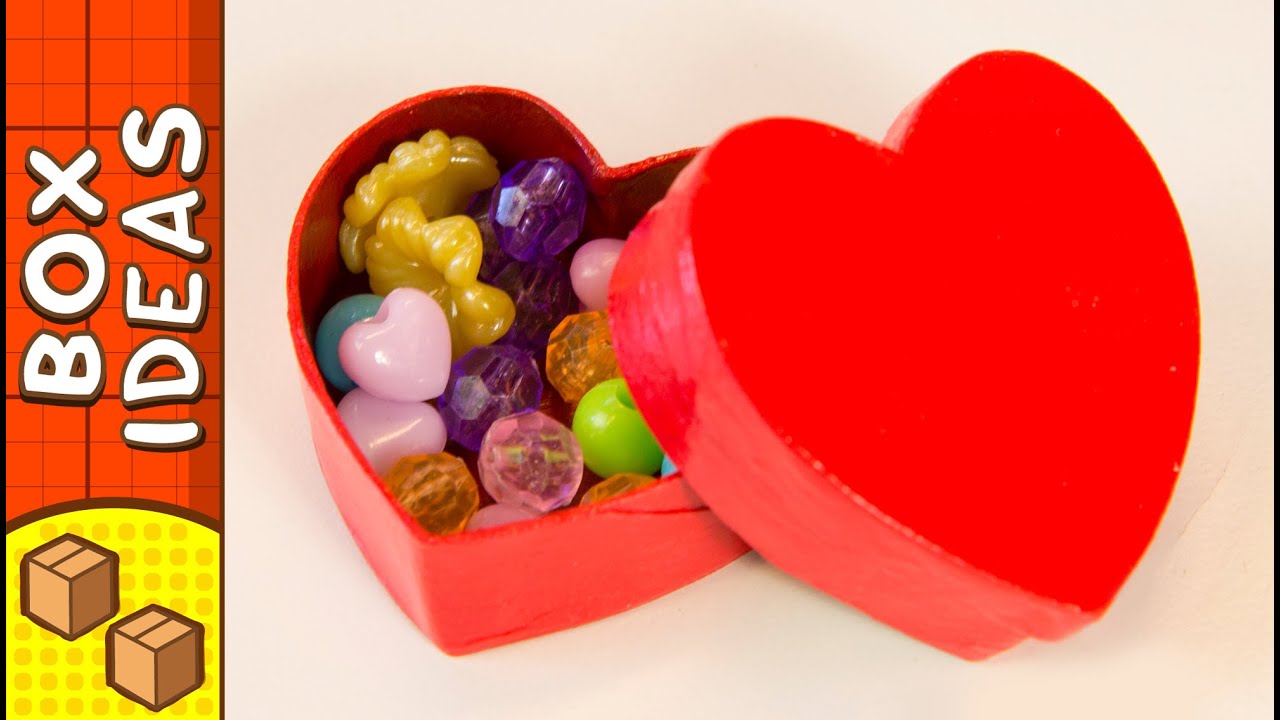 DIY Gift Box - Heart | Craft Ideas For Kids On Box Yourself ...