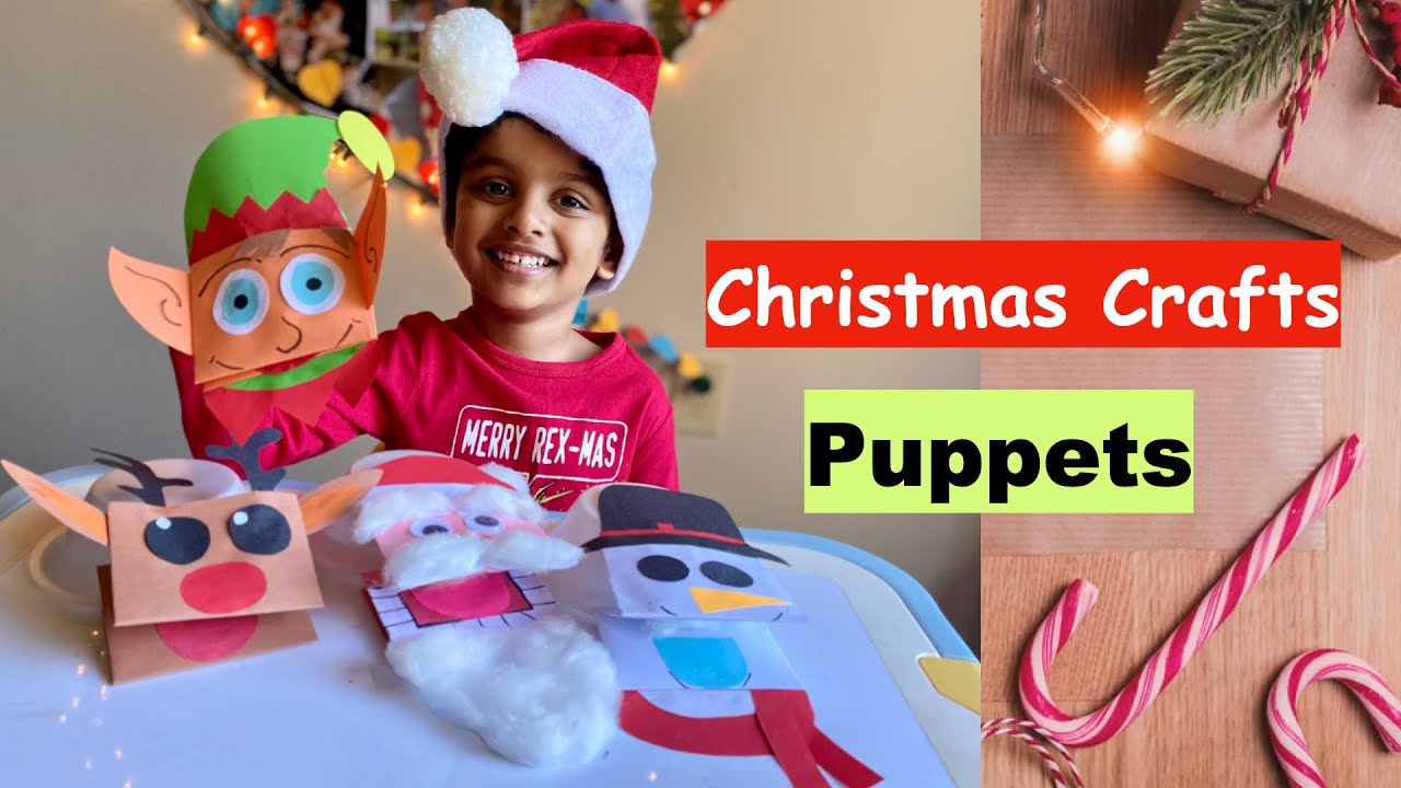 Christmas Crafts For Kids | Santa Claus Craft | Snowman Craft ...