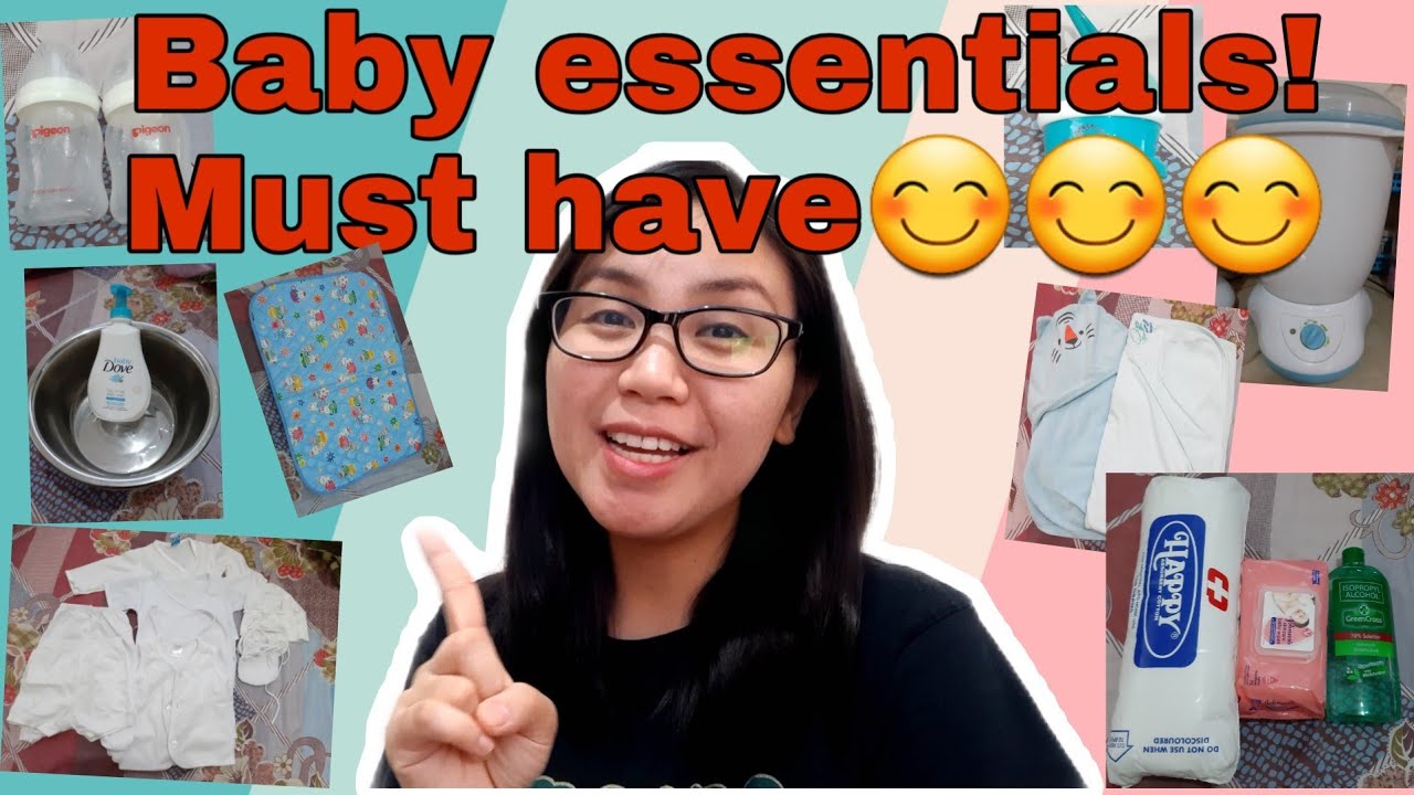 NEWBORN BABY ESSENTIALS| MGA GAMIT NI BABY PLUS TIPS | NEWBORN MUST ...