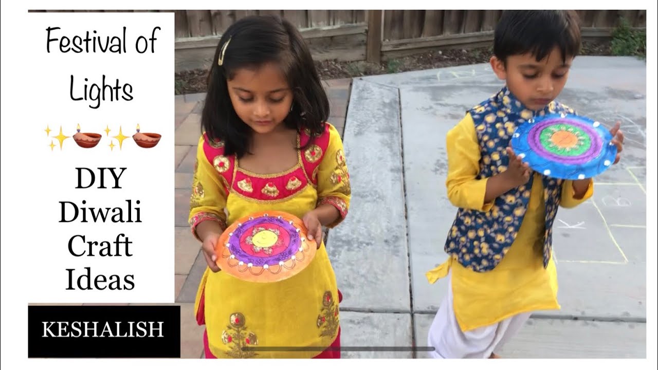 Diwali Craft Ideas | DIY Diwali Crafts With Kids | Paper Craft Rangoli ...
