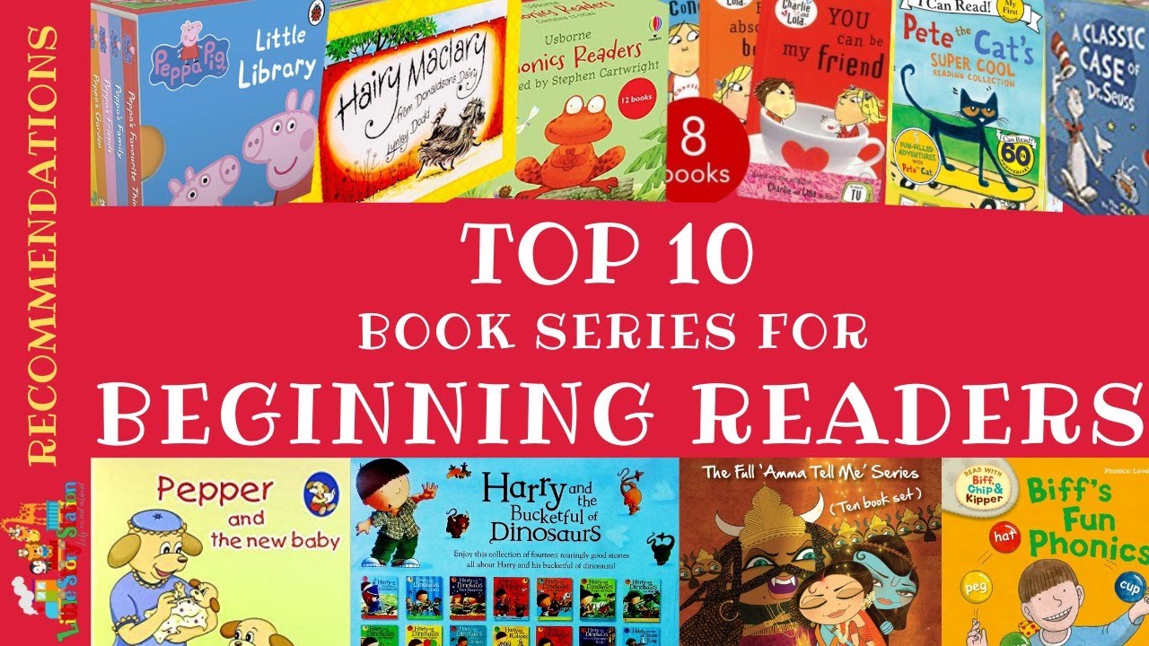 Book Recommendations For Beginning Readers | Top 10 Book Series For ...