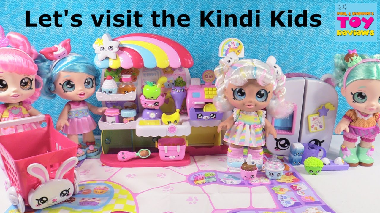 Kindi Kids Huge Collection Dolls & Playsets Unboxing Toy Review ...