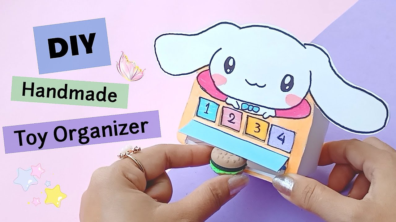 DIY Toy Organizer From Cardboard Or Paper || Craft Organization Ideas ...