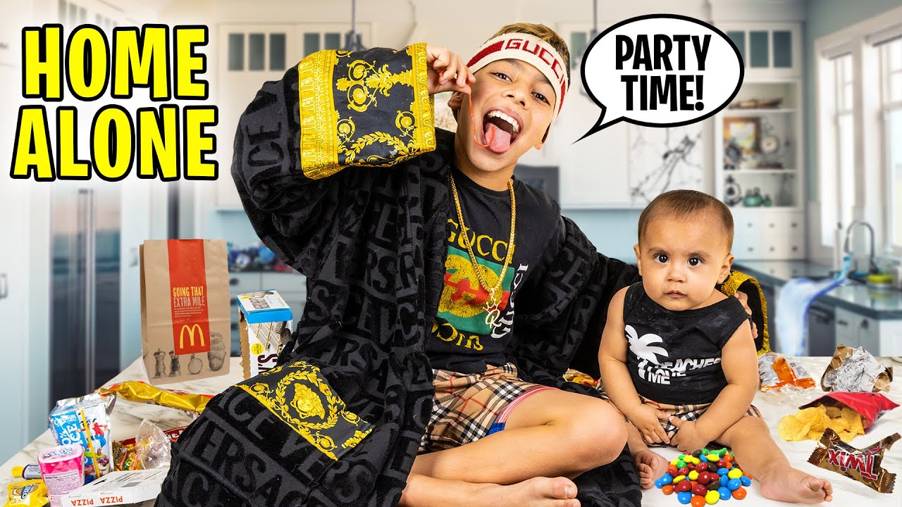 FERRAN Stays HOME ALONE For A DAY!! (NO RULES) | The Royalty Family ...