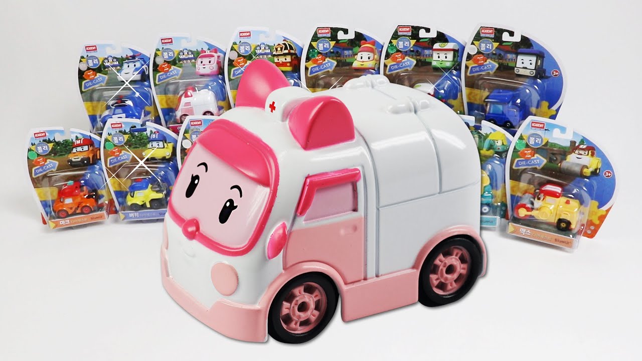 Robocar POLI | Die Cast Toy Series : AMBER | Toy Review | Playing With ...