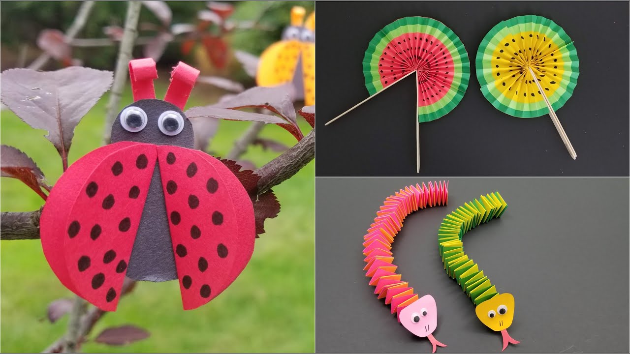 How To Make Easy Moving Paper Toys For Kids | DIY Paper Crafts ...