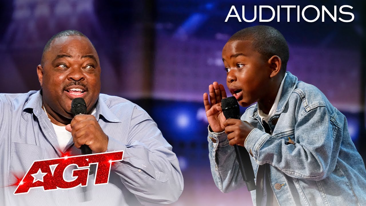 Hilarious Kid Comedian Competes Against His Dad On AGT! - America's Got ...