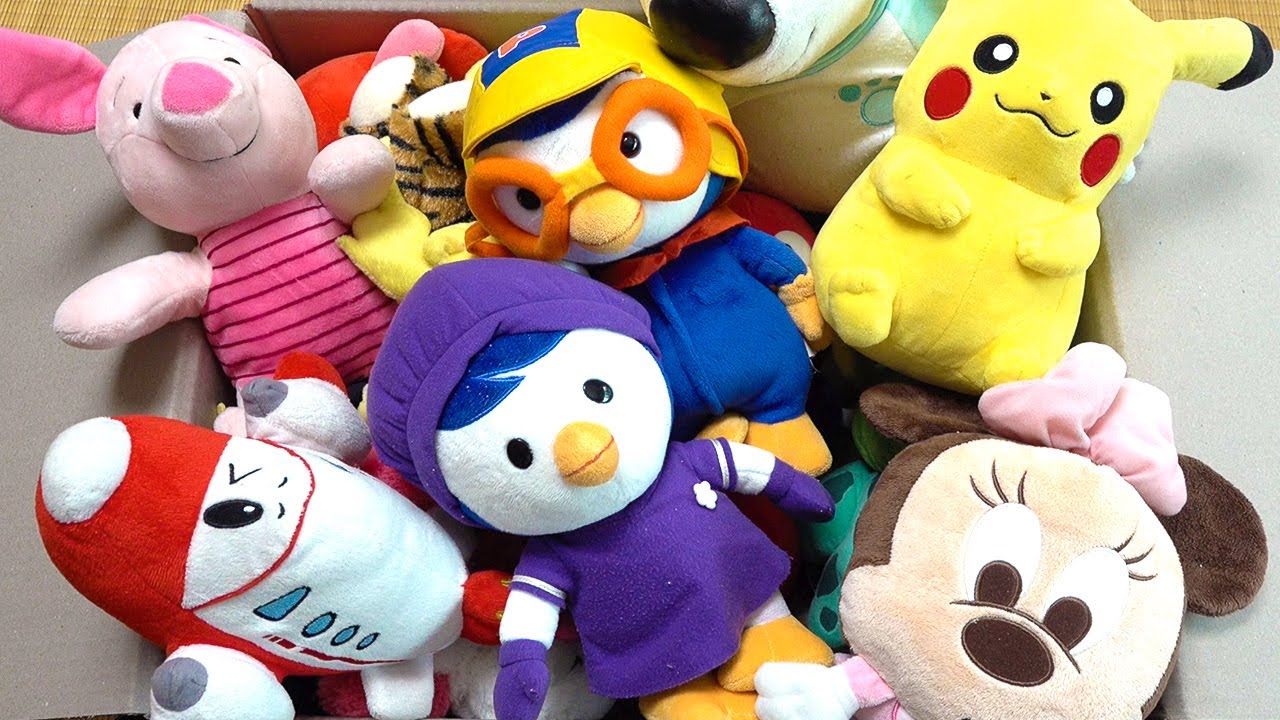 30 Cute Dolls Toys Review | Fun Video For Kids | Pikachu, Minnie Mouse ...