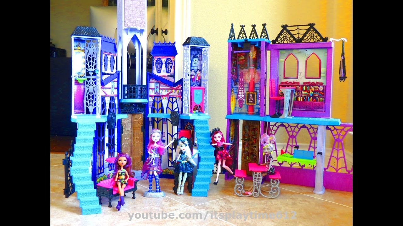 MONSTER HIGH SCHOOL PLAYSET Unboxing Toys Review | Itsplaytime612 ...