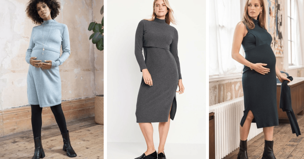 Best Maternity Sweater Dress 2024 - UsParenting.com