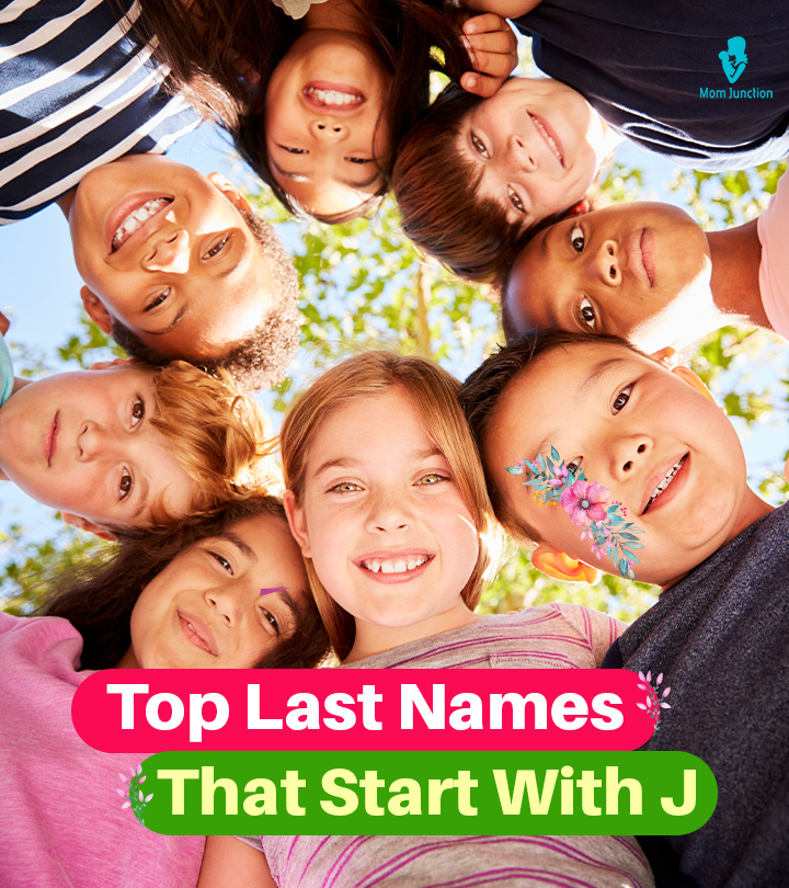 250+ Top Surnames Or Last Names That Start With J - UsParenting.com